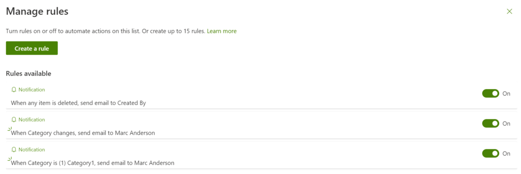 Creating Rules for Microsoft Lists – A Simple Alternative to Power ...