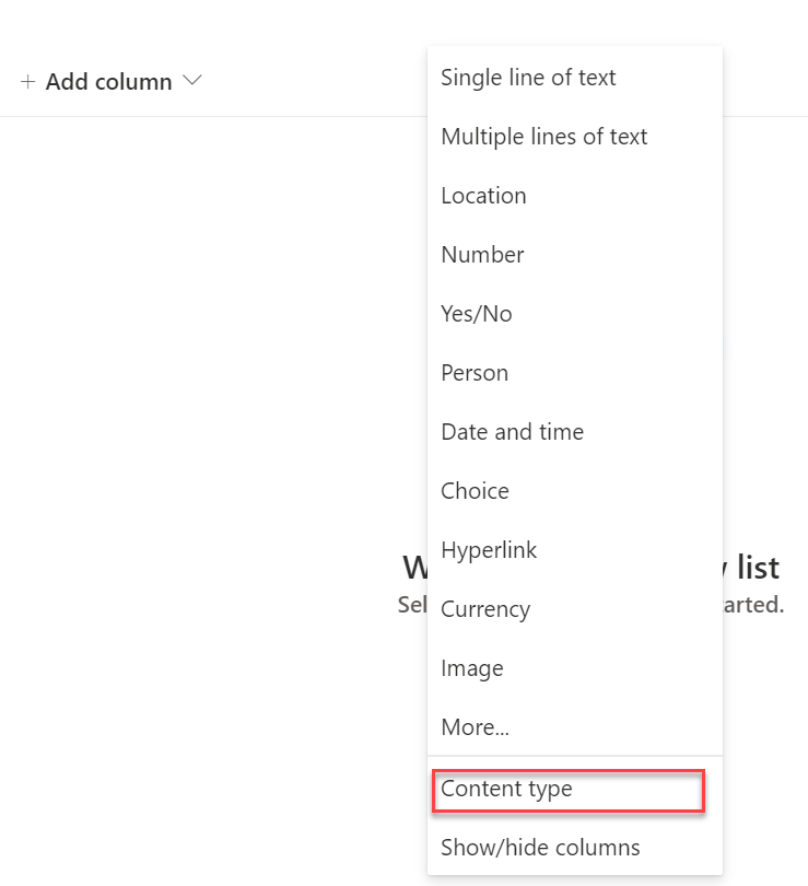 Microsoft (SharePoint) Lists and Libraries Changes for Content Types ...