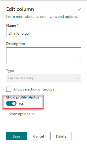 Displaying User Photos in Modern Lists and Libraries – Modern Settings ...